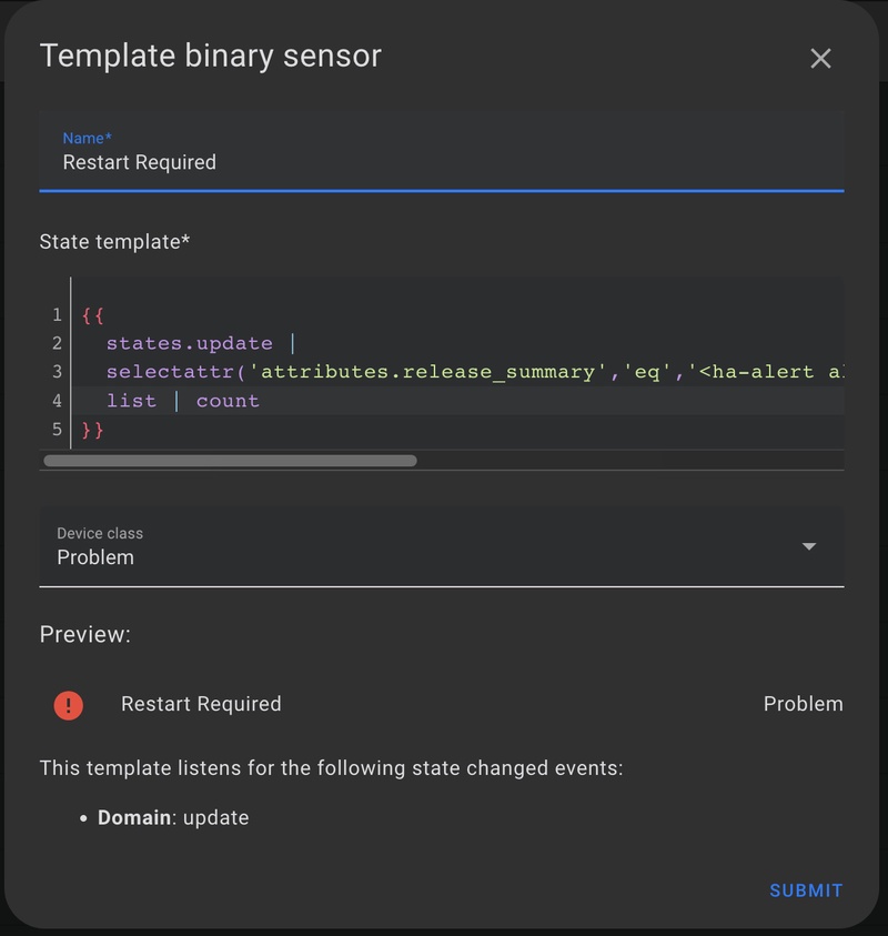 Automatic Home Assistant Repair Restarts with a Binary Sensor | Phill Price