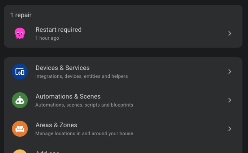 Automatic Home Assistant Repair Restarts with a Binary Sensor | Phill Price